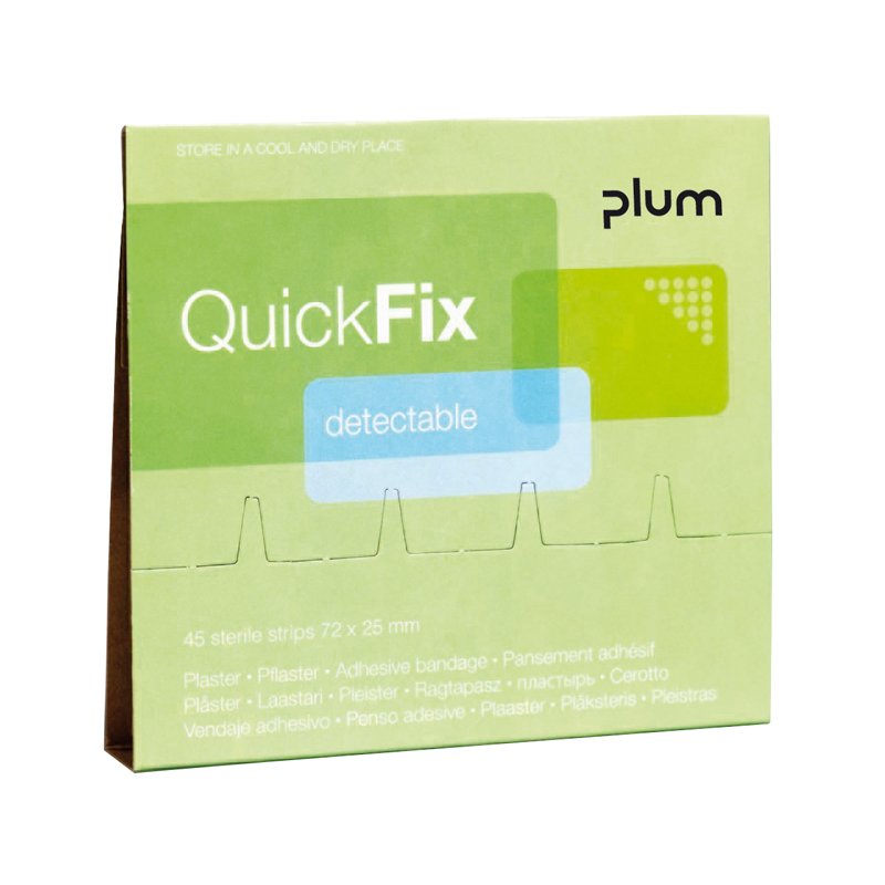 QuickFix detektierbaren Pflasterstrips 6 Packungen á 45 Stück
